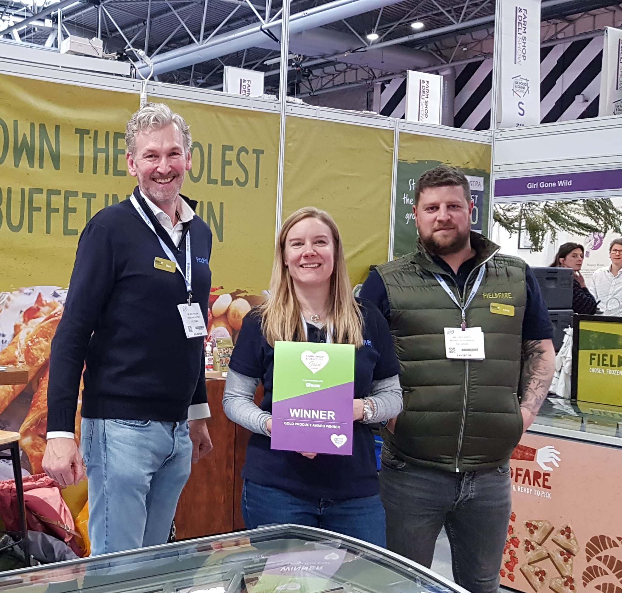 Farm Shop & Deli Show product awards haul for Fieldfare - Fieldfare